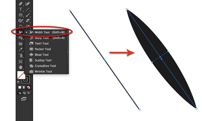 VARYING STROKE WEIGHT WITH THE WIDTH TOOL Highlander Training