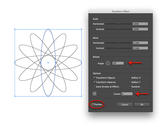TRANSFORM AS AN EFFECT IN ILLUSTRATOR Highlander Training