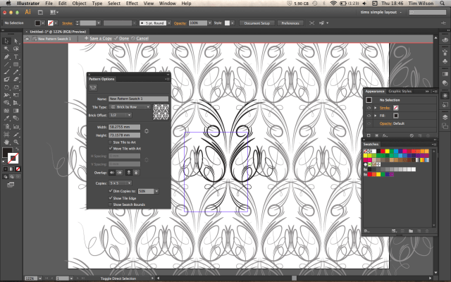 QUICK OVERVIEW OF THE AMAZING ILLUSTRATOR PATTERN TOOL - Highlander ...