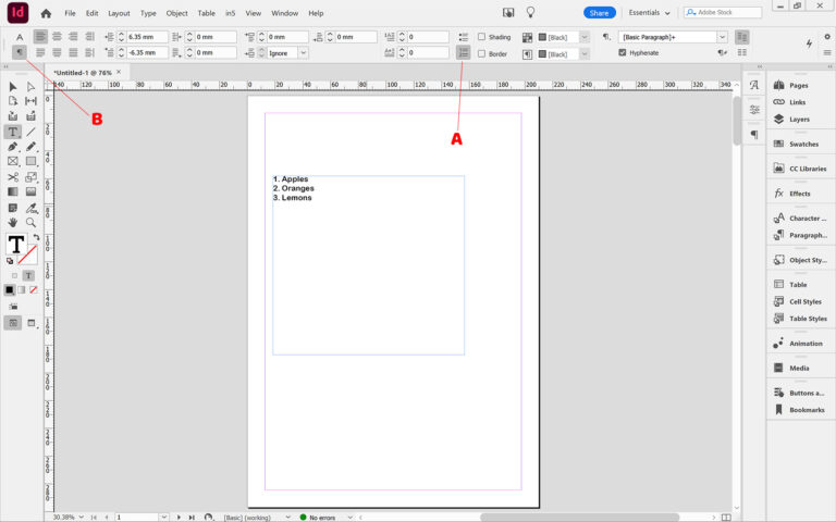 Creating Multi-Level Lists In Adobe InDesign - Highlander Training